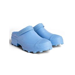 Camper Leder-Clogs in Hellblau - 60% | Gr&ouml;&szlig;e 46 | Damen-pantoletten