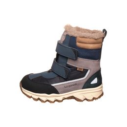 bisgaard Leder-Winterboots "Torben" in Dunkelblau/ Grau - 52% | Gr&ouml;&szlig;e 26 | Kinderstiefel