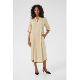 Kaffe Kleid "Milia" in Sand - 63% | Gr&ouml;&szlig;e 38 | Damen-kleider