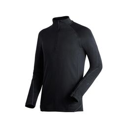 Maier Sports Fleecepullover "Roger" in Schwarz - 71% | Gr&ouml;&szlig;e 52 | Herren-fleece