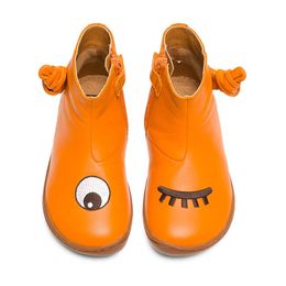 Camper Leder-Boots in Orange - 58% | Gr&ouml;&szlig;e 28 | Kinderstiefel