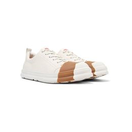 Camper Leder-Sneakers "Runner JCT" in Creme - 52% | Gr&ouml;&szlig;e 42 | Damen-sneakers