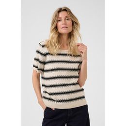 Cream Pullover in Beige/ Schwarz - 51% | Gr&ouml;&szlig;e L | Damen-tops