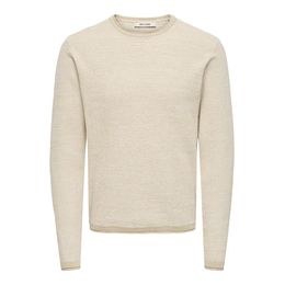 Only & Sons ONLY & SONS Pullover "Eric" in Beige - 50% | Gr&ouml;&szlig;e M | Herren-plussize