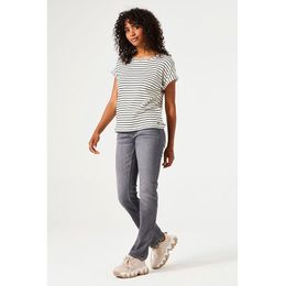 Garcia Shirt in Wei&szlig;/ Schwarz - 40% | Gr&ouml;&szlig;e M | Damen-tops