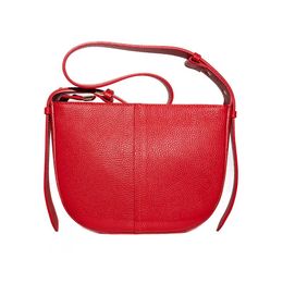 Victor & Hugo Paris Leder-Schultertasche "Clara" in Rot - (B)26 x (H)20 x (T)9 cm - 78% | Damen-taschen