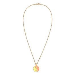 Elli Kette 'Sonne, Sterne, Yin und Yang' Damen Gr&ouml;&szlig;e 50 gelb / gold / orange
