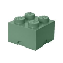Lego Aufbewahrungsbox "Brick 4" in Graugr&uuml;n - (B)25 x (H)18 x (T)25 cm - 46% | Kisten-koerbe