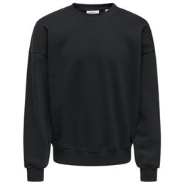 Only & Sons Only & Sons Sweatshirt 'GIROCOLLO FELPA' male Black size XS
