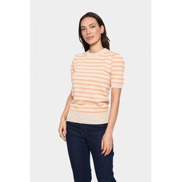 Saint Tropez Pullover in Beige/ Orange - 59% | Gr&ouml;&szlig;e L | Damen-pullover-cardigans