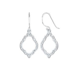 Elli Earrings 'Kristall Ohrh&auml;nger' female Silver size One Size