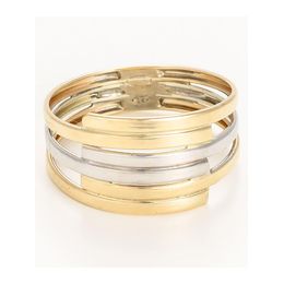 OR &Eacute;CLAT Gold-/ Wei&szlig;gold-Ring "Maden" - 79% | Gr&ouml;&szlig;e 48 | Schmuck