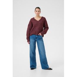 Kaffe Pullover in Rot - 46% | Gr&ouml;&szlig;e L | Damen-pullover-cardigans