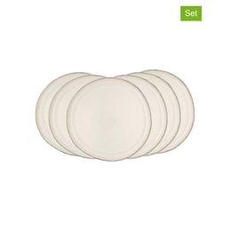 Ard'time 6er-Set: Speiseteller "Coton" in Creme - &Oslash; 27 cm - 55% | Gedeckter-tisch