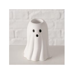 Boltze Kerzenleuchter "Ghostie" in Wei&szlig; - (H)7,5 cm - 50% | Kerzen-vasen