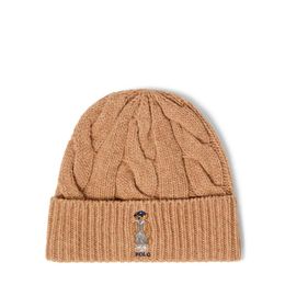 Polo Ralph Lauren Beanie female Beige, Brown size One Size