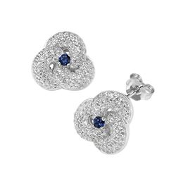 Smart Jewel Earrings female Blue size 15mm