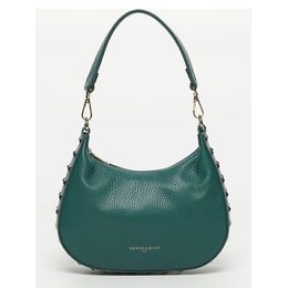 Victor & Hugo Paris Leder-Schultertasche "Hada" in T&uuml;rkis - (B)23 x (H)18 x (T)6cm - 77% | Damen-taschen