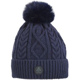 Peak Mountain M&uuml;tze "Montchat" in Dunkelblau - 28% | Damen-muetzen-caps