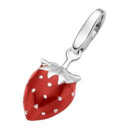 Giorgio Martello Milano Pendant female Red, Silver size One Size