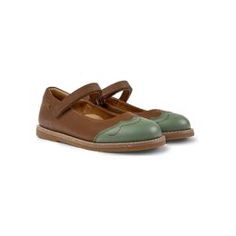 Camper Leder-Ballerinas in Hellbraun - 53% | Gr&ouml;&szlig;e 33 | Kinderballerinas