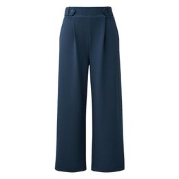 Qs Pleat-Front Pants female Blue size 38
