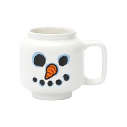 Lego Tasse "Snowman" in Wei&szlig;/ Schwarz - 255 ml - 15% | Gedeckter-tisch