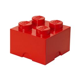 Lego Aufbewahrungsbox "Brick 4" in Rot - (B)25 x (H)18 x (T)25 cm - 35% | Kisten-koerbe