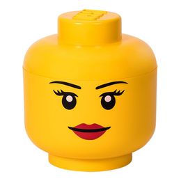 Lego Aufbewahrungsbox "Girl" in Gelb - (H)27,1 x &Oslash; 24 cm - 36% | Kisten-koerbe