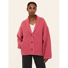 Odd Molly Strickjacke Damen Gr&ouml;&szlig;e L gelb / oliv / rot / melone