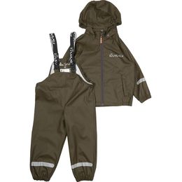 HULABALU 2tlg. Regenoutfit "Storm" in Khaki - 40% | Gr&ouml;&szlig;e 98 | Babyjacken