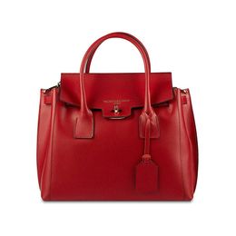 Victor & Hugo Paris Leder-Henkeltasche "Jane" in Rot - (B)36 x (H)35 x (T)24 cm - 73% | Damen-taschen