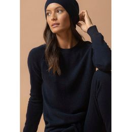 Perfect Cashmere Kaschmir-M&uuml;tze "Faith" in Dunkelblau - 42% | Damen-muetzen-caps