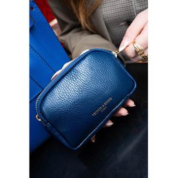 Victor & Hugo Paris Leder-Geldb&ouml;rse "Gema" in Blau - (B)15 x (H)10 x (T)5 cm - 62% | Portemonnaies-etuis