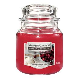 Yankee Candle Home Inspiration Duftkerze "Cherry Vanilla" - 340 g - 21% | Kerzen-vasen