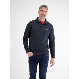 Lerros Herren Lerros Langarm-Poloshirt &raquo;Lerros Sweat-Poloshirt f&uuml;r Herren&laquo; 3XL