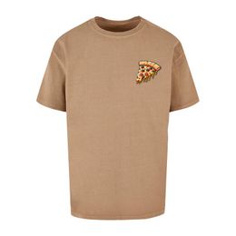 Merchcode Herren T-Shirt &raquo; Herren Pizza Comic Acid Washed Oversized Tee&laquo; 1 Stk. M