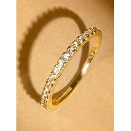 OR &Eacute;CLAT Gold-Ring "D&eacute;licatesse" mit Edelsteinen - 80% | Gr&ouml;&szlig;e 56 | Schmuck