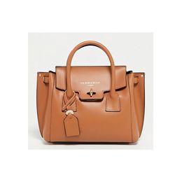Victor & Hugo Paris Leder-Henkeltasche "Jany" in Camel - (B)25 x (H)19 x (T)7 cm - 72% | Damen-taschen