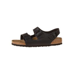Birkenstock Leder-Sandalen "Milano" in Schwarz - Weite S - 31% | Gr&ouml;&szlig;e 38 | Herrensandalen