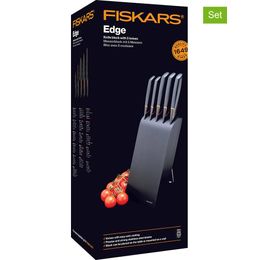 Fiskars 6tlg. K&uuml;chenmesser-Set "Edge" in Schwarz - 37% | Kuechenhelfer