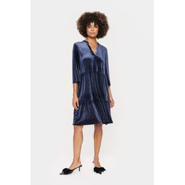 Saint Tropez Samtkleid in Dunkelblau - 61% | Gr&ouml;&szlig;e S | Damen-kleider