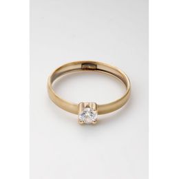 OR &Eacute;CLAT Gold-Ring "Lucy" mit Edelstein - 78% | Gr&ouml;&szlig;e 52 | Schmuck