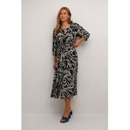 Kaffe Kleid in Schwarz/ Creme - 53% | Gr&ouml;&szlig;e 38 | Damen-kleider