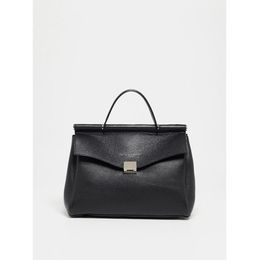 Victor & Hugo Paris Leder-Henkeltasche "Matti" in Schwarz - (B)33 x (H)25 x (T)14 cm - 69% | Damen-taschen
