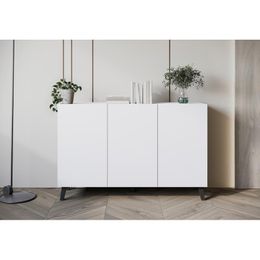 Home Affaire Sideboard &raquo;SIDEBOARD PHUKET II, Stilvolle, grifflose Kommode, Breite 120cm&laquo; 1 Stk. tlg. Mit 6 F&auml;chern und h&ouml;henverstellbaren Einlegeb&ouml;den