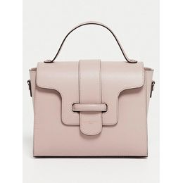 Victor & Hugo Paris Leder-Henkeltasche "Ariel" in Taupe - (B)26,6 x (H)23 x (T)8 cm - 71% | Damen-taschen