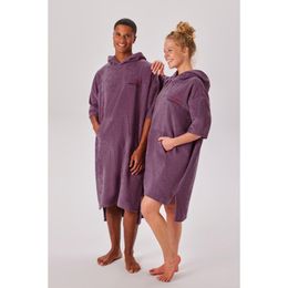 Kangaroos Badeponcho &raquo;Summer, ideal f&uuml;r Sauna, Spa & im Urlaub, Damen & Herren&laquo; 1 Stk. Surfponcho, mit Bauchtasche, 100% Baumwolle, Frottee Baumwolle