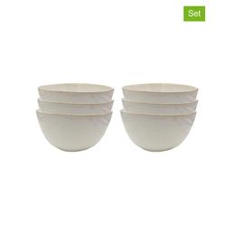 Ard'time 6er-Set: Schalen "Coton" in Creme - &Oslash; 11 cm - 43% | Gedeckter-tisch