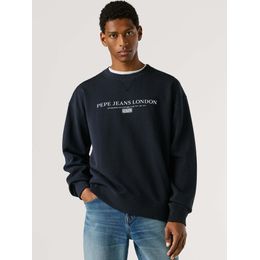 Pepe Jeans Sweatshirt 'SUMMER SEASONAL' Herren Gr&ouml;&szlig;e XL marine / wei&szlig;
